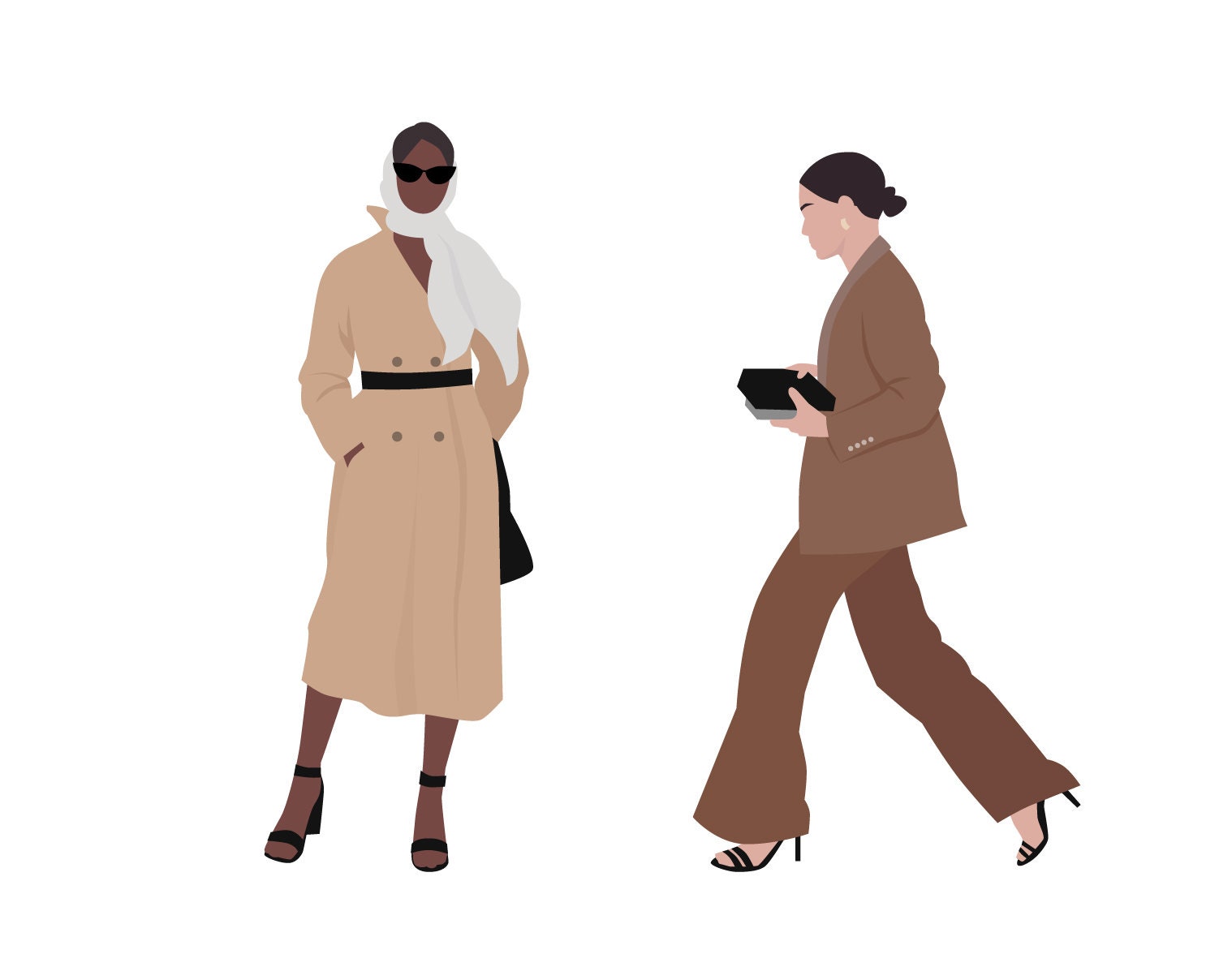 104 BIG SET Flat Vector Cutout People Ai Png Svg - Etsy