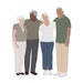 15 Flat Vector People Illustration AI - Old People - Elderly Faceless ...