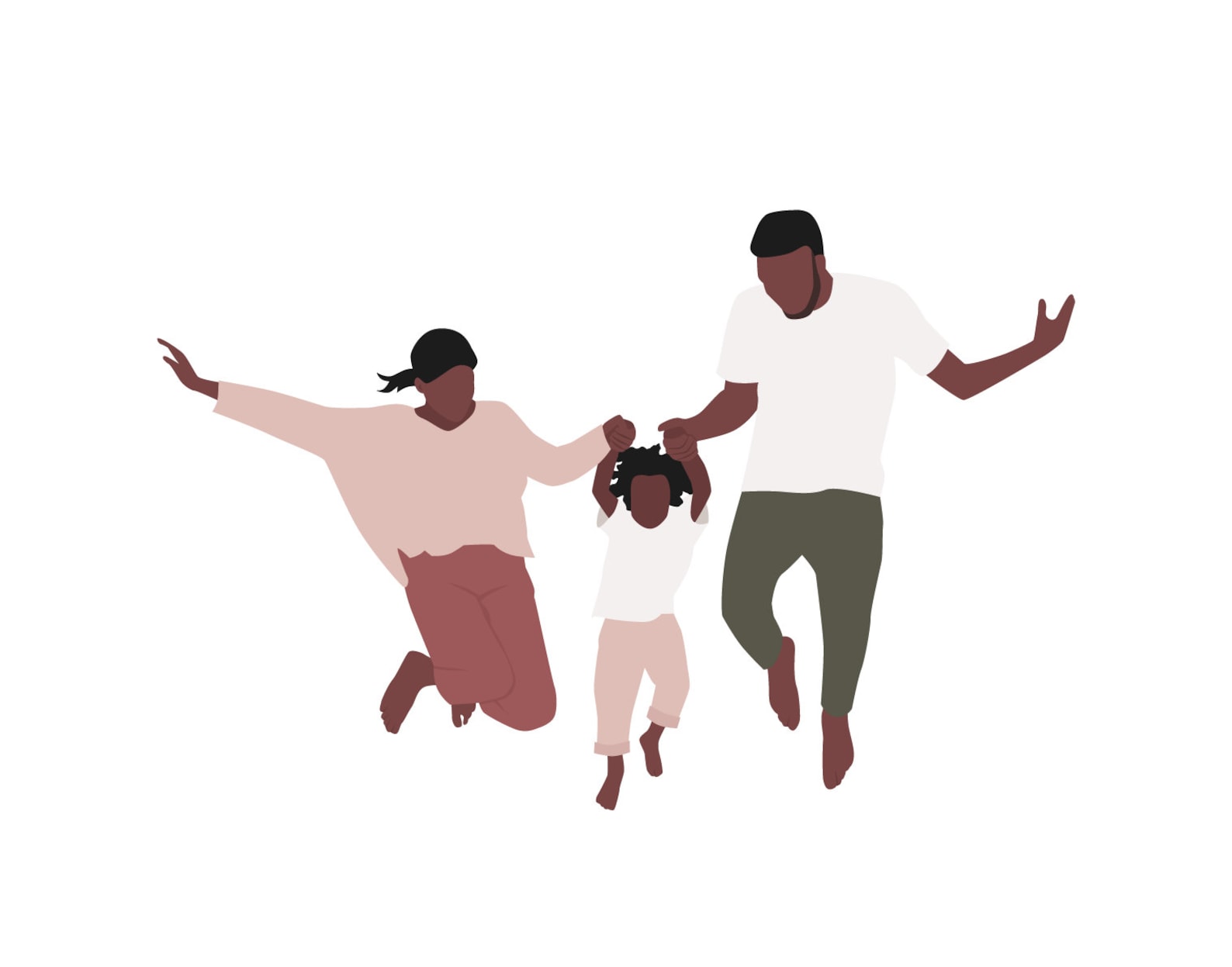 20 Flat Vector People - Family & Parently Outdoor - Pack of 10 ...