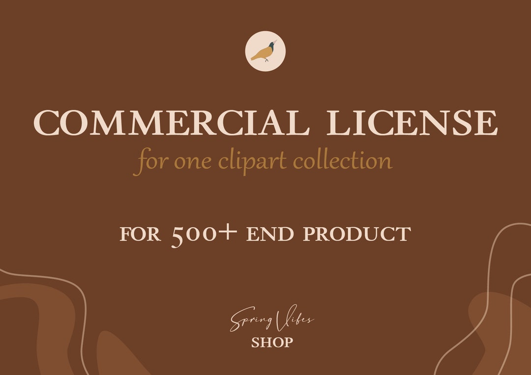 Extended Commercial License for One Collection - Etsy