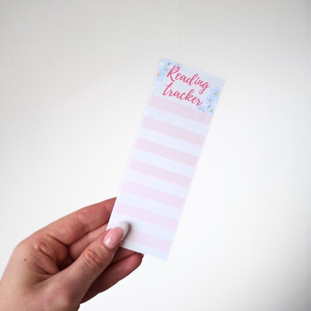 2026 Reading List Double Sided Bookmark, Bookworm Accessory, Book ...
