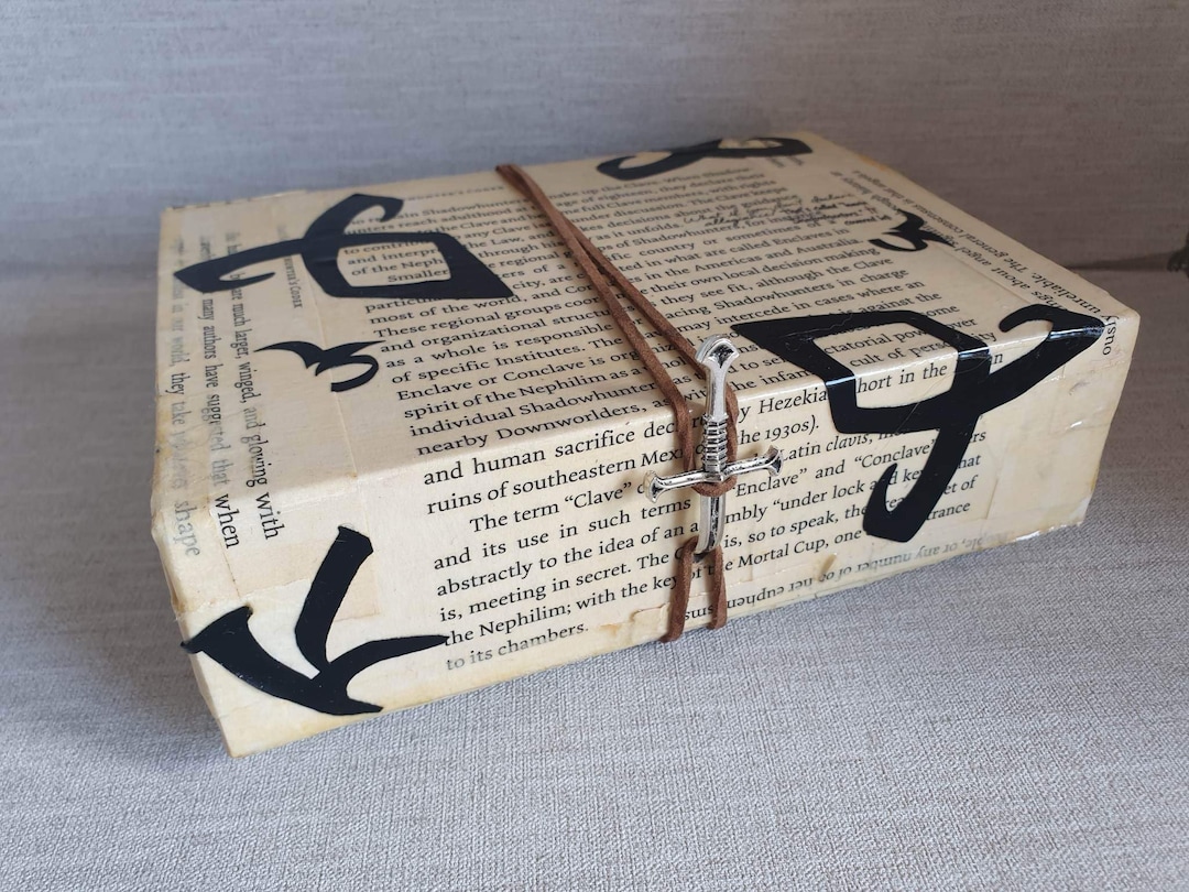 Shadowhunter Decoupage Collage Box With Sword Fastener - Etsy