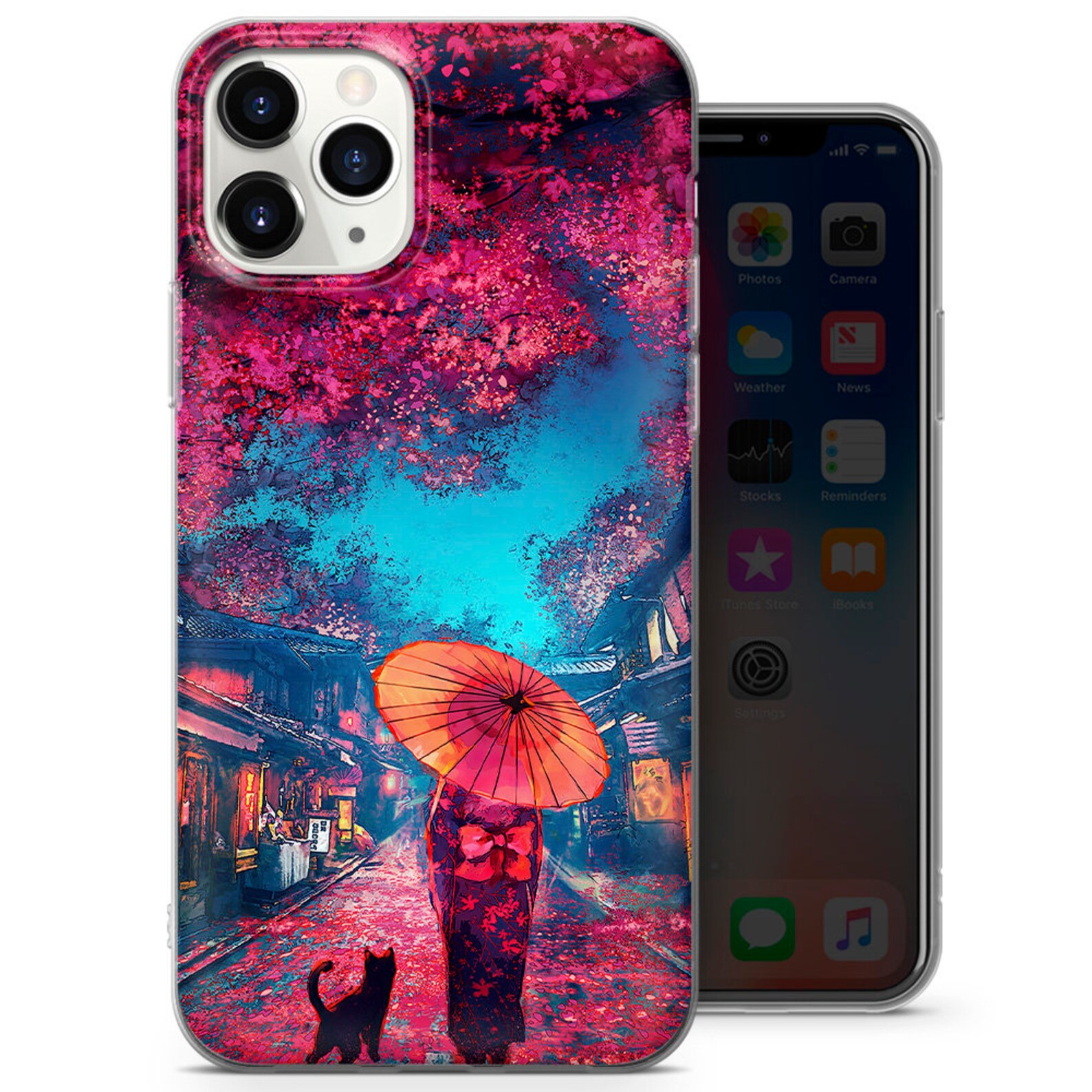 Japanese Phone Cover Case for iPhone 7 8 7 8 SE2020 XS - Etsy