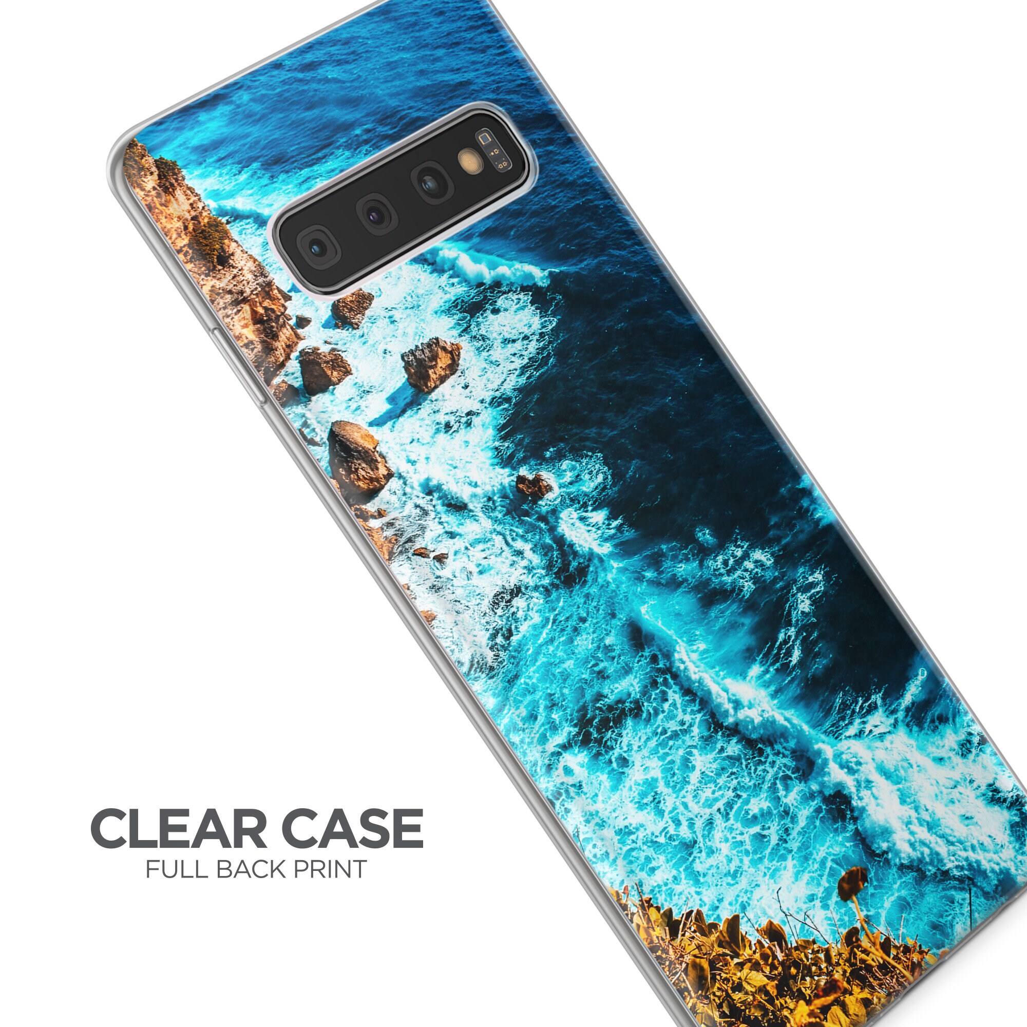 Ocean Phone Case Cover for Samsung S5, 20, A6, 10, 20, 51, 60, J5, 6, 7 ...