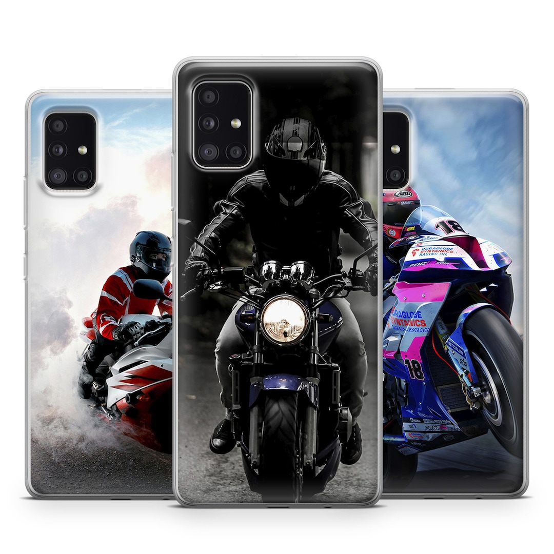 Motorcycle Phone Case Cover for Samsung S5, 20, A6, 10, 20, 51, 60, J5 ...