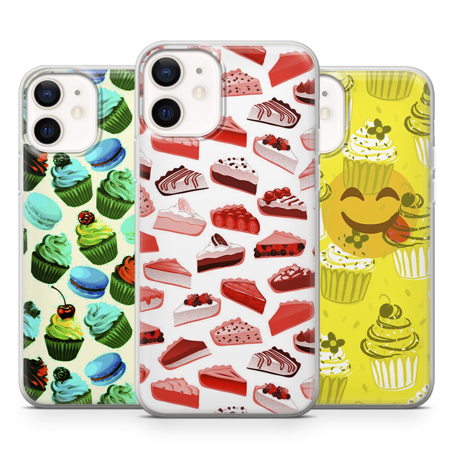 Cake Phone Cover Case for iPhone 7, 8, 7, 8, SE2020 XS, XR, 11, 11pro ...