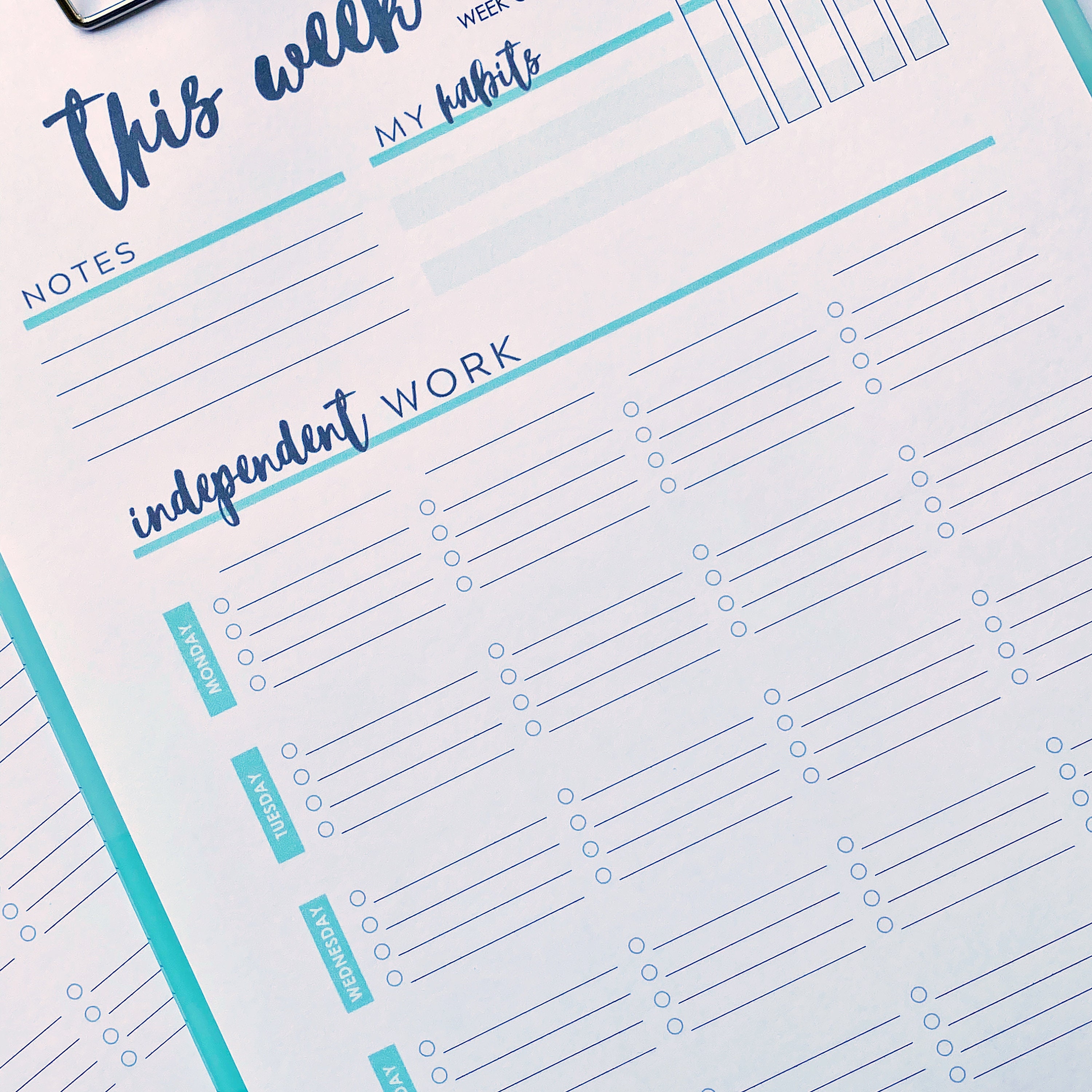 Printable Homeschool Assignment Sheet - Etsy