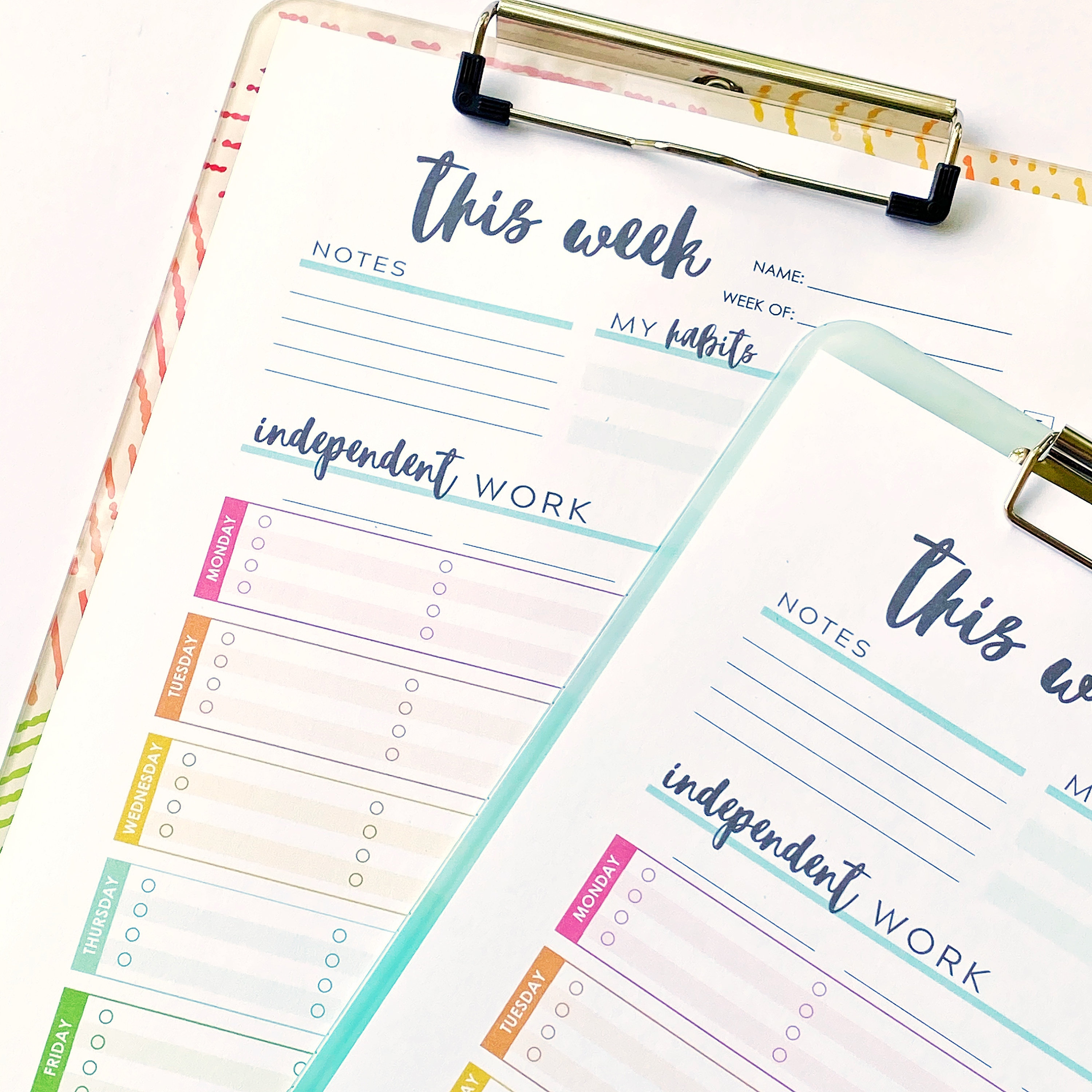 Printable Homeschool Assignment Sheet - Etsy