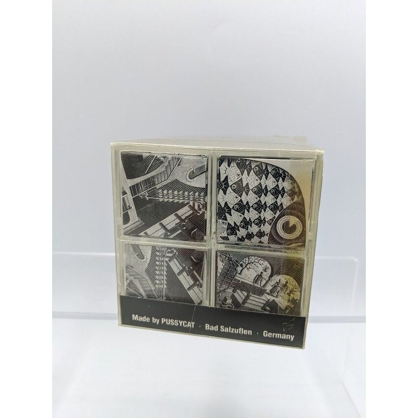 Vintage 1990 M.C. Escher Cube Block Desktop Puzzle Relativity - Etsy