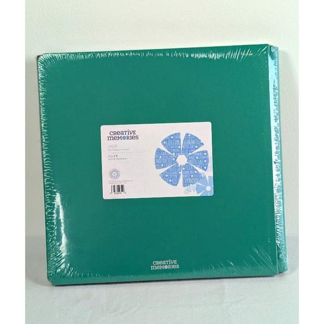 Creative Memories 12x12 Album Cover Jade Green Scrapbooking Photo Solid ...