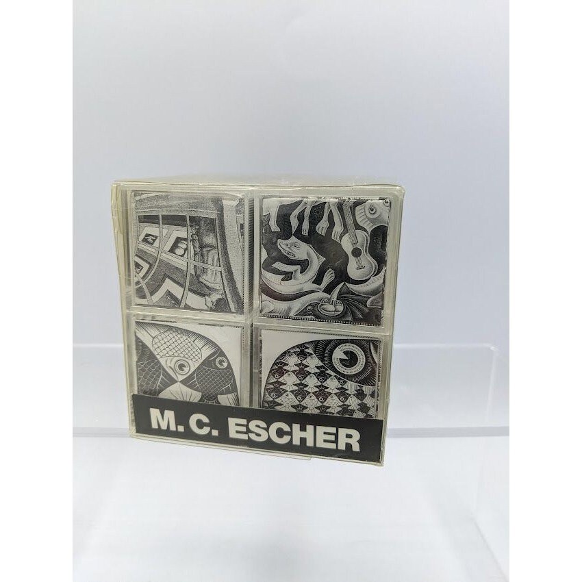 Vintage 1990 M.C. Escher Cube Block Desktop Puzzle Relativity - Etsy