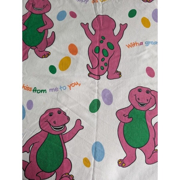 Barney Fabric - Etsy