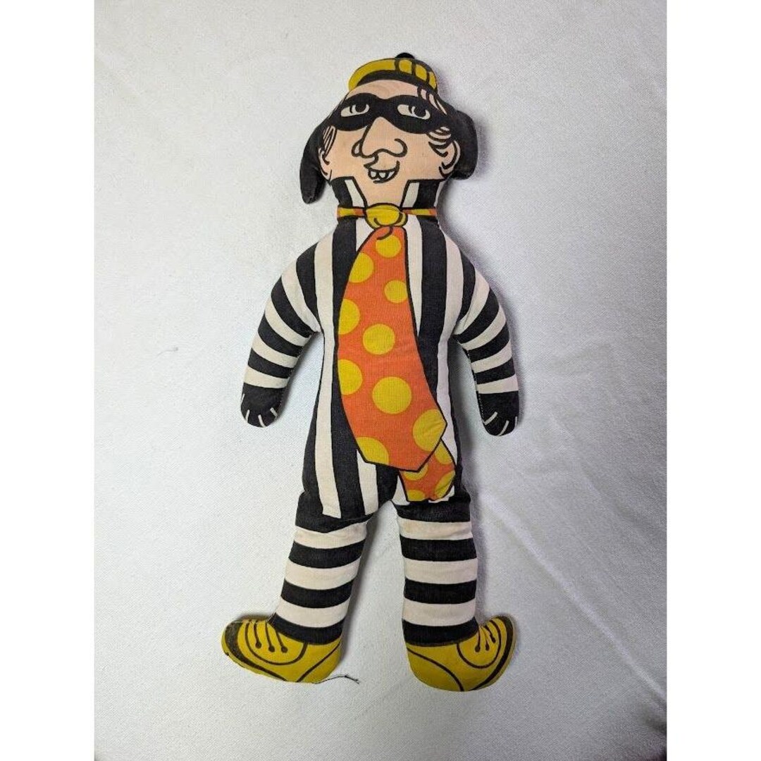 Vintage Mcdonalds Stuffed Plush Hamburglar 16" Doll Character 70s Novelty Toy - Etsy