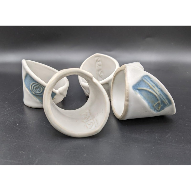 Pottery Napkin Rings - Etsy