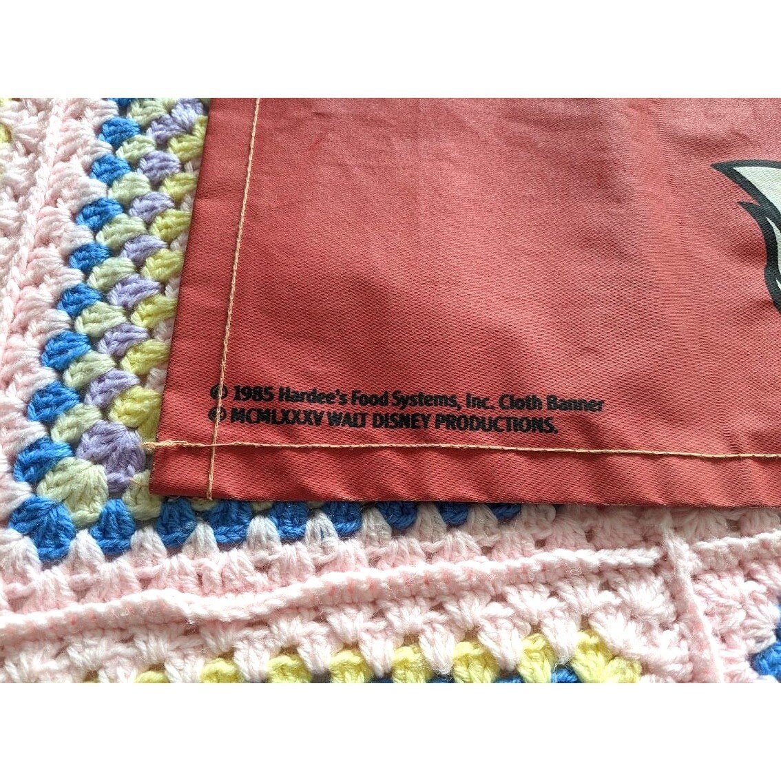 Vintage 1985 Disney Hardee's Restaurant Advertising Banner - Etsy