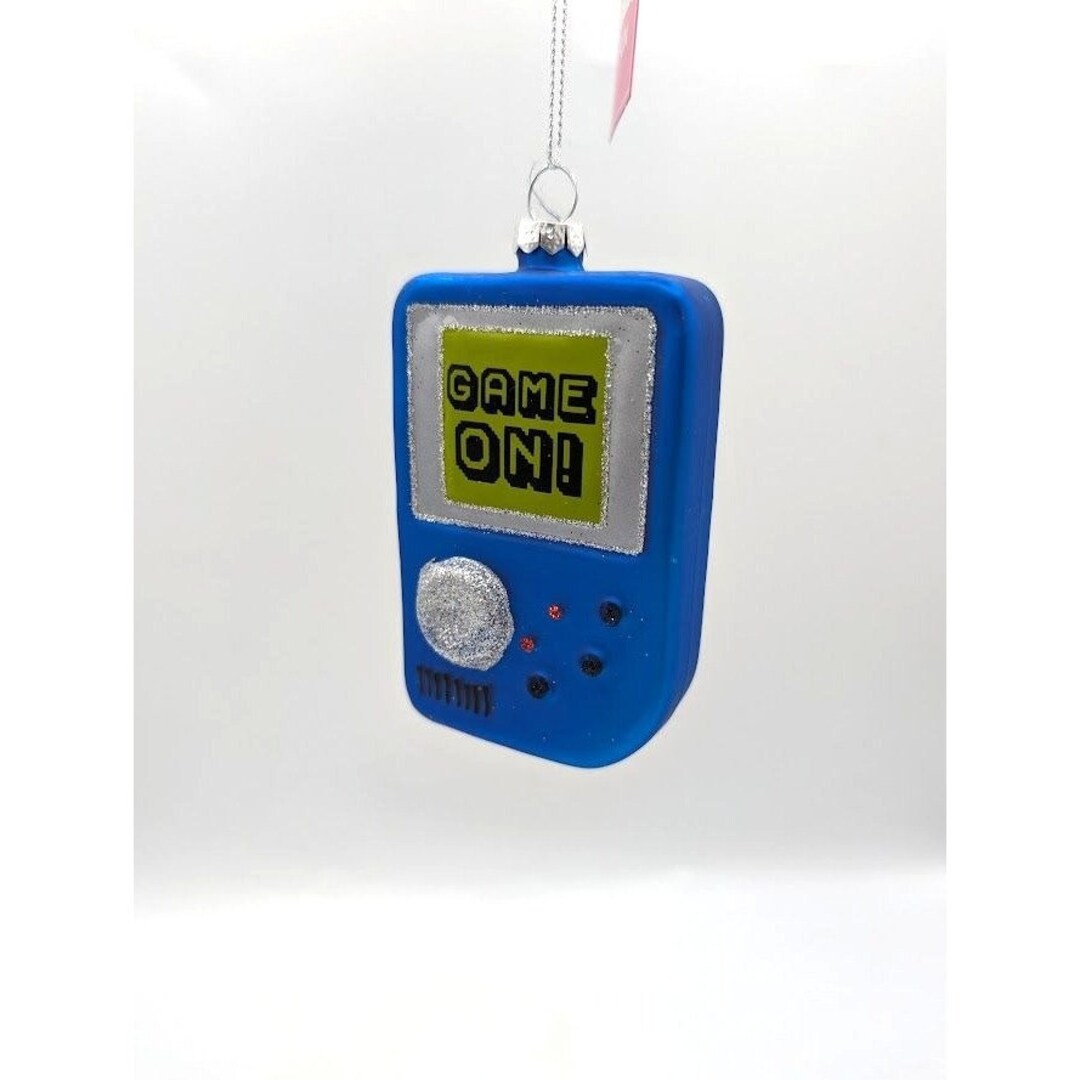 Handheld Video Game Glass Christmas Ornament St Nicholas Square Gameboy ...