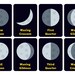 Moon Phases Flashcards Moon Flashcards for Children PDF Moon Printable ...