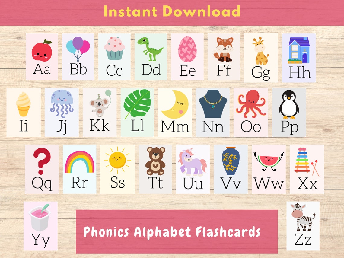 Phonics Flashcards Alphabet Flashcards Phonics Download Montessori ...