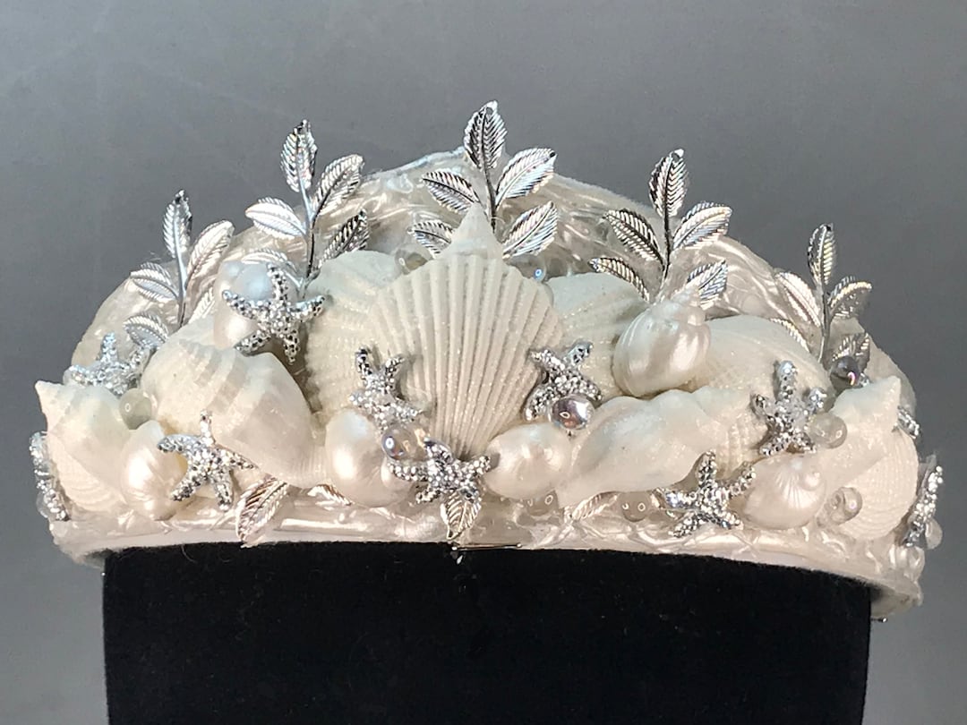 Seashell Crown / Tiara "moonlight" - Etsy