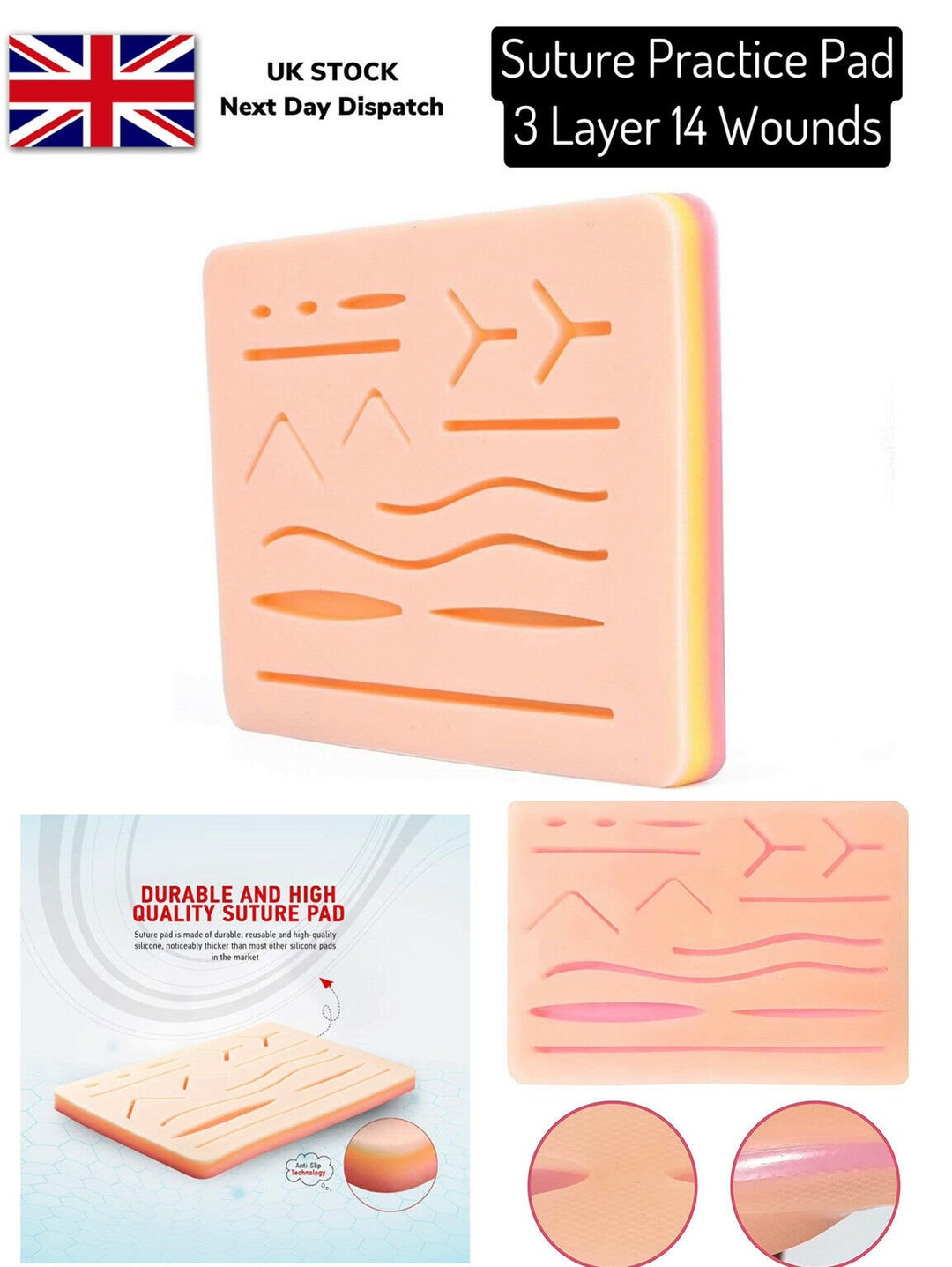 Medical Suture Skin Training Pad, Best Training Gift for Medical ...