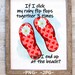 Flip Flops Printable, Flip Flops Beach, Beach Lover Print, Flip Flops ...