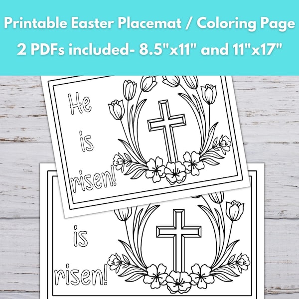 Easter Placemats - Etsy