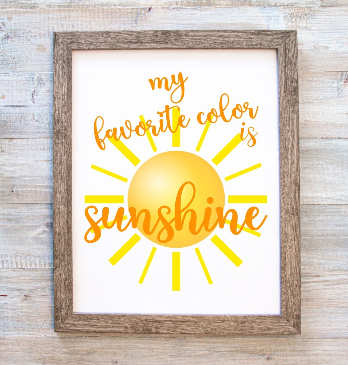 Sunshine Wall Art, Sunshine Print, Sunshine Printable, Sunshine ...