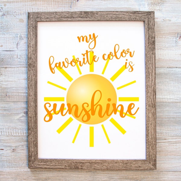 Sunshine Print - Etsy
