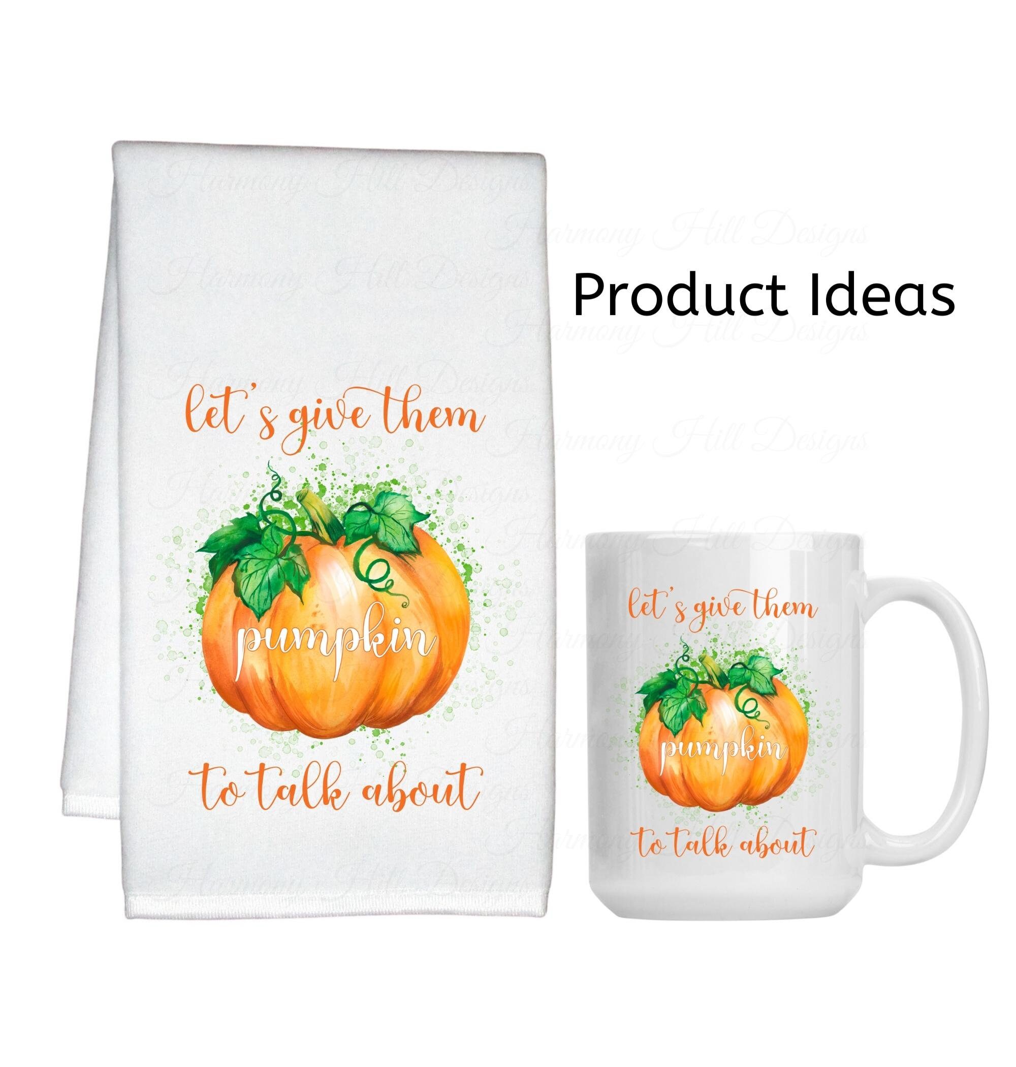 Pumpkin Decor Funny Pumpkin Wall Art Let's Give Them - Etsy