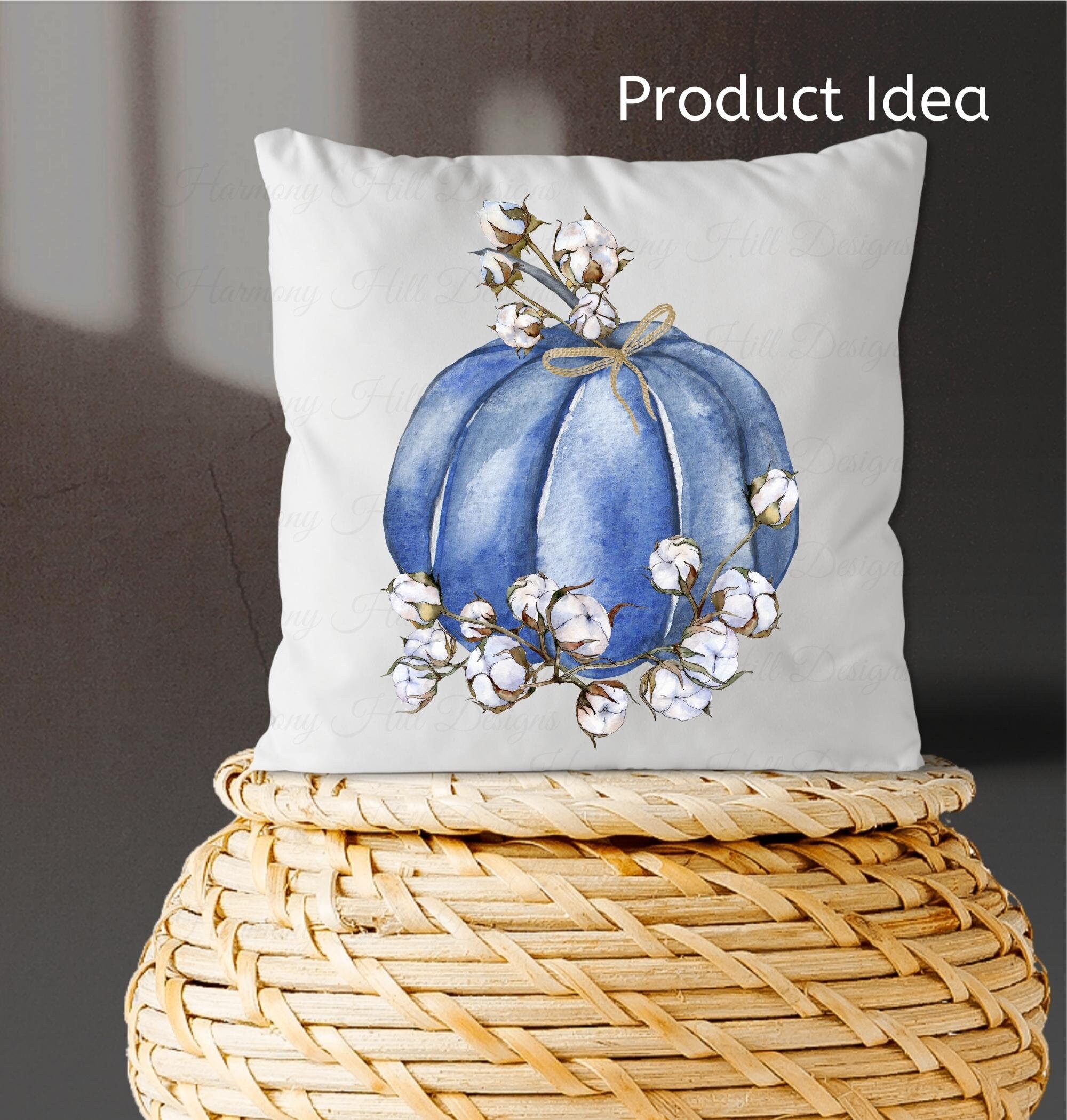 Blue Pumpkin Printable, Blue Pumpkin Design, Blue Pumpkin Sublimation ...