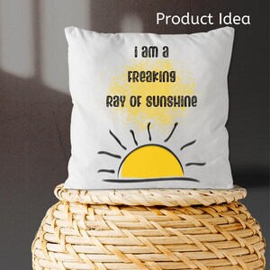 Ray of Sunshine PNG, Snarky Ray of Sunshine Wall Art, Sunshine Wall ...