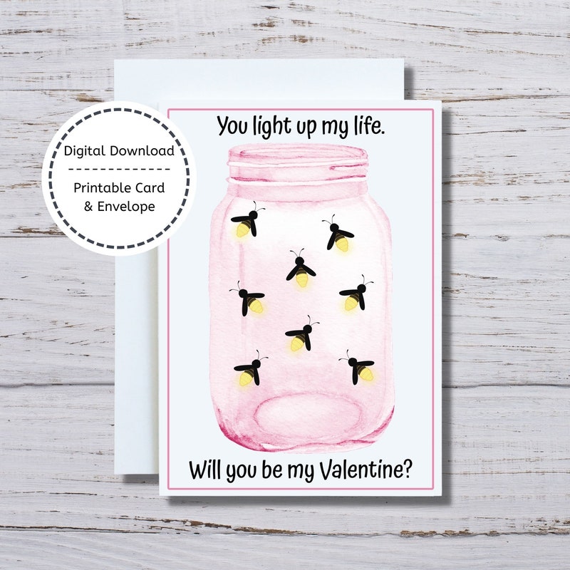 Fireflies Valentines - Etsy