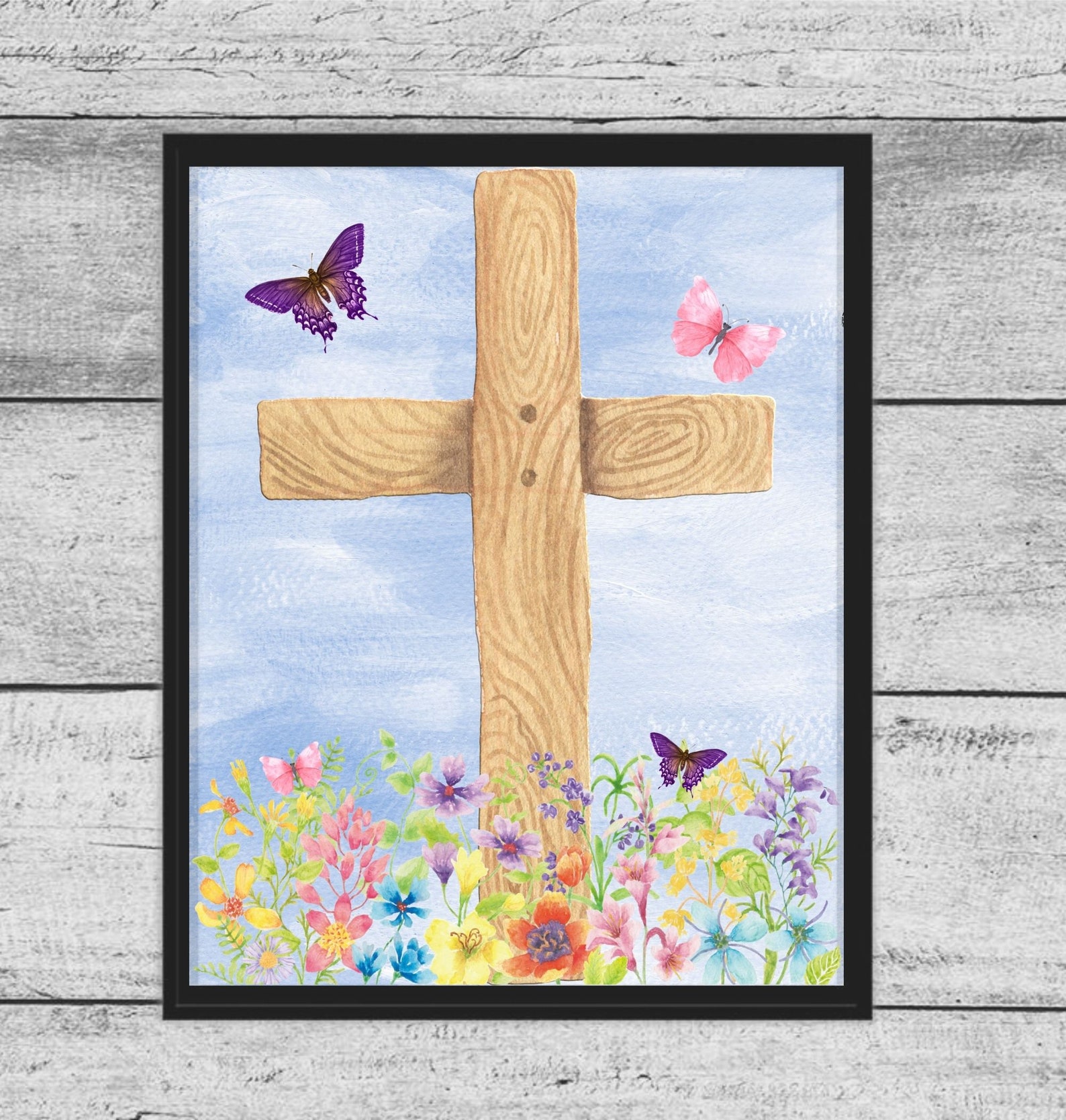 Cross Printable Cross Print Christian Printable Christian - Etsy