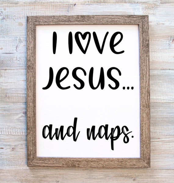 Jesus Printable Jesus and Naps Print Christian Printable | Etsy