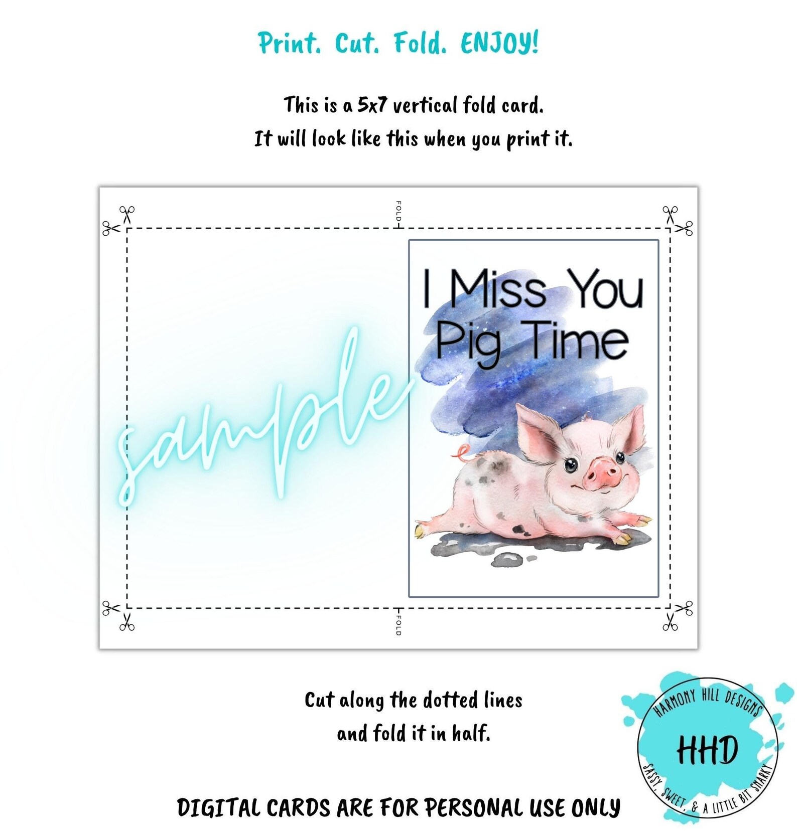 Miss You Card, Thinking of You Card, Printable Miss You Card, I Miss ...