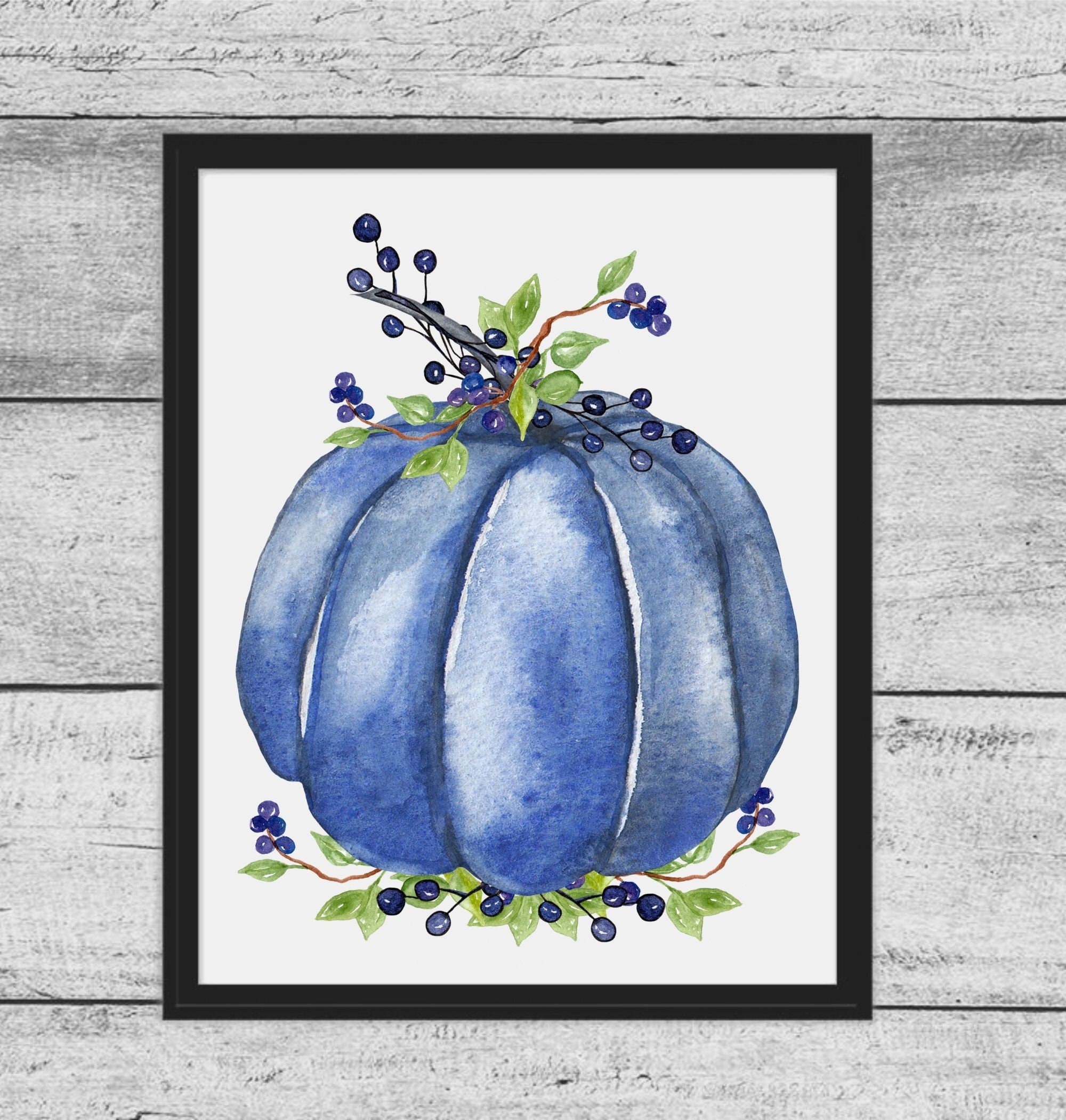 Blue Pumpkin Printable, Blue Pumpkin Design, Blue Pumpkin Sublimation ...