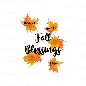 Fall Blessings Printable, Fall Blessings Design, Fall Blessings ...