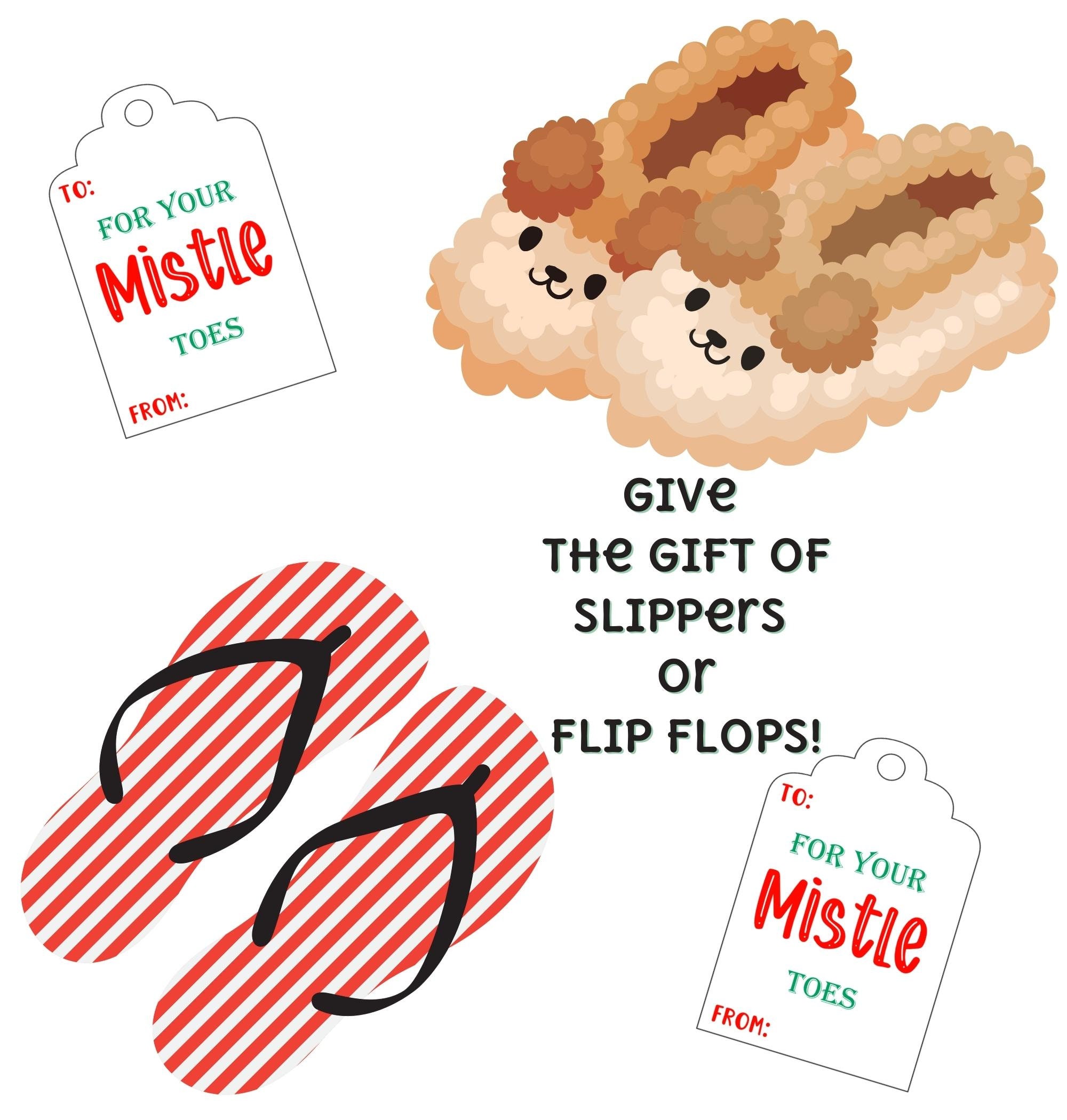 Mistletoes Gift Tags, Mistle Toes Gift Tags, Christmas Nail Polish Tags ...