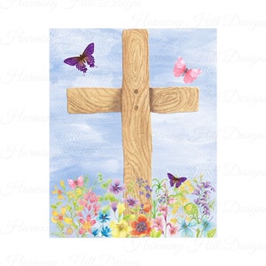 Cross Printable, Cross Print, Christian Printable, Christian Wall Art ...