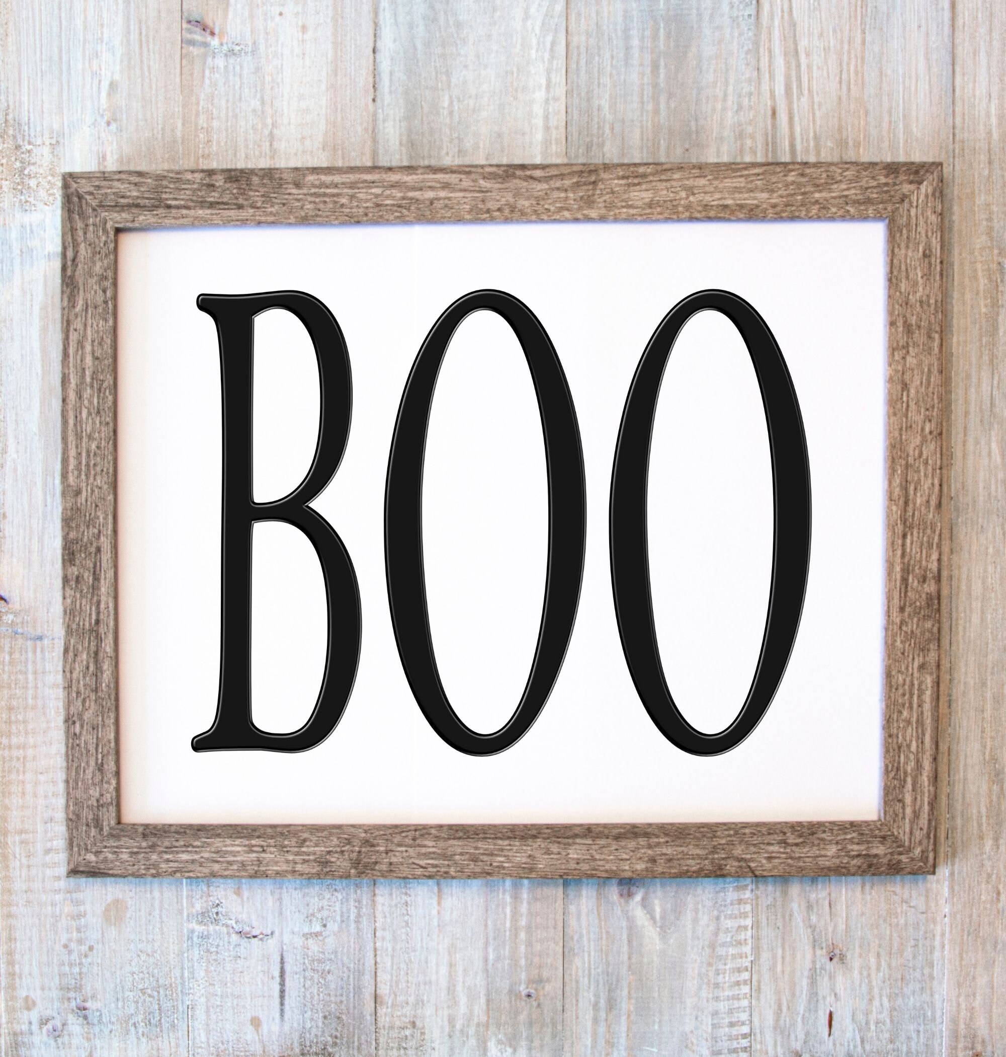 Boo Printable Boo Print Boo Wall Art Boo Halloween Sign - Etsy