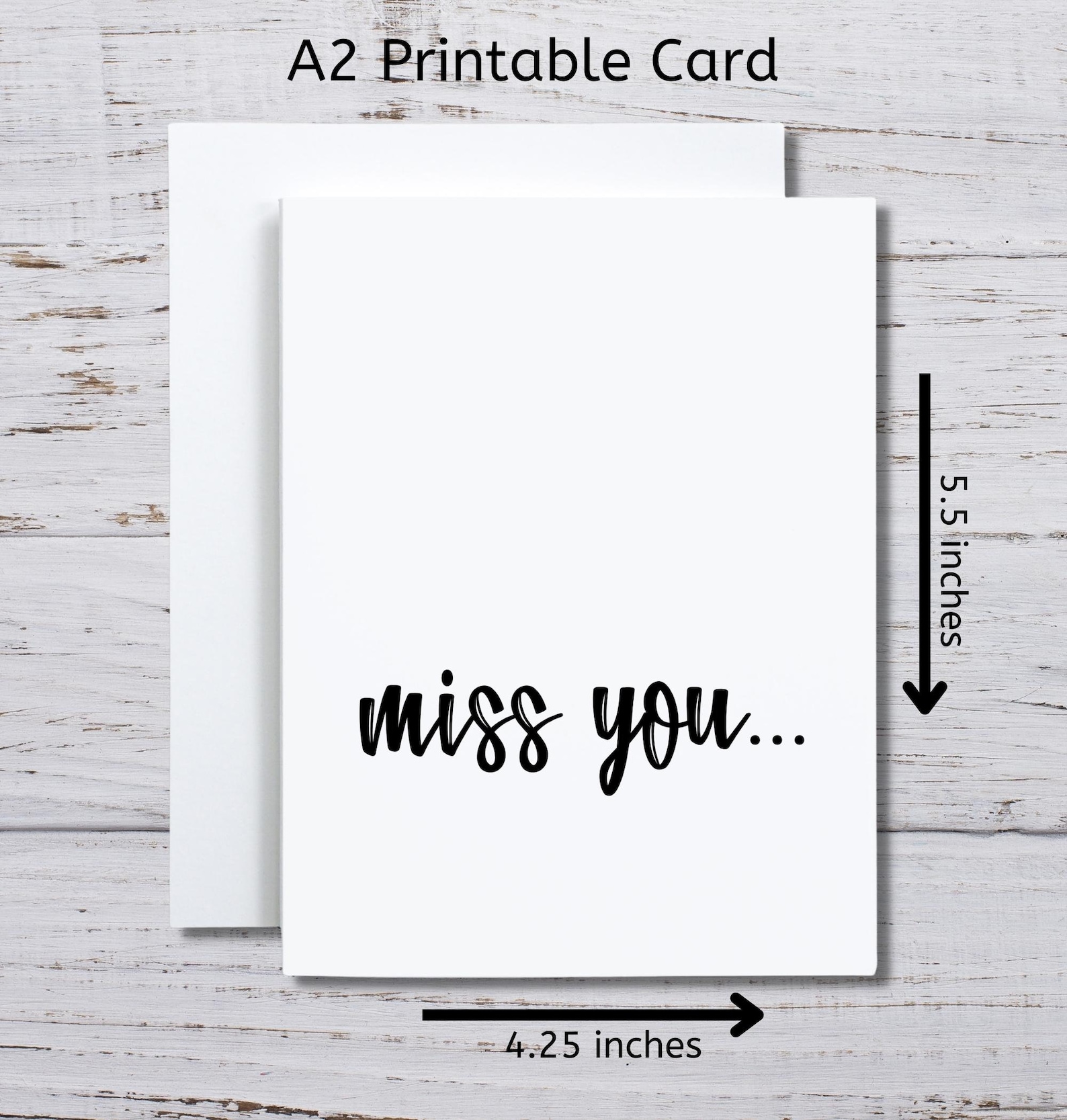 Miss You Card, Sending Hugs, Long Distance Relationship Card, Printable ...