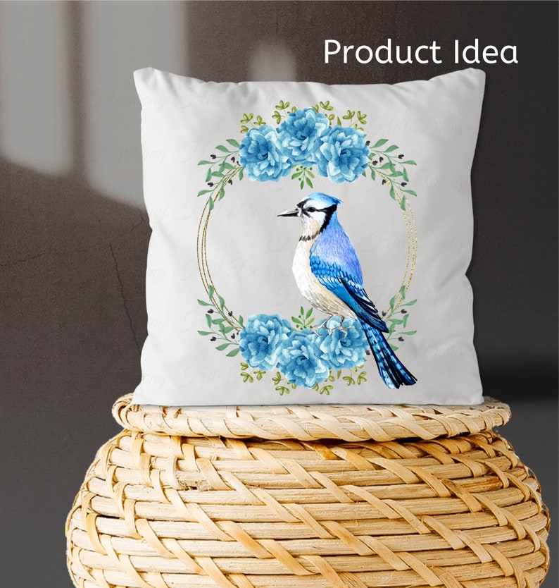 Blue Jay Printable, Blue Jay Print, Blue Jay Decor, Blue Jay Bird Wall ...