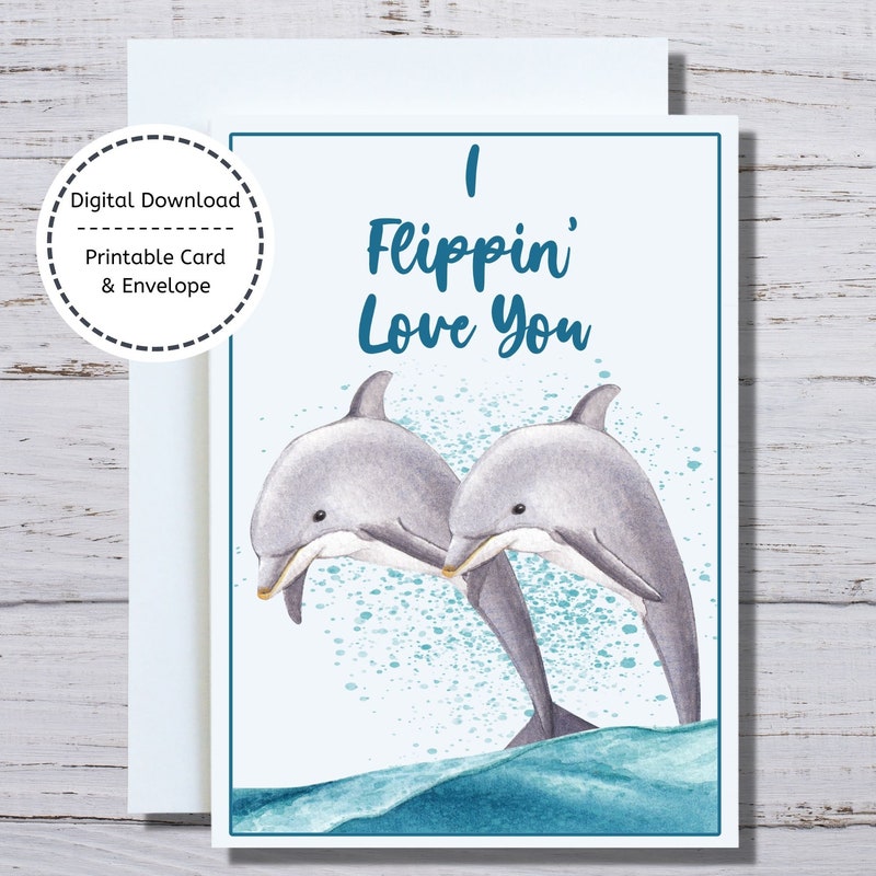 Dolphin Greeting Cards - Etsy
