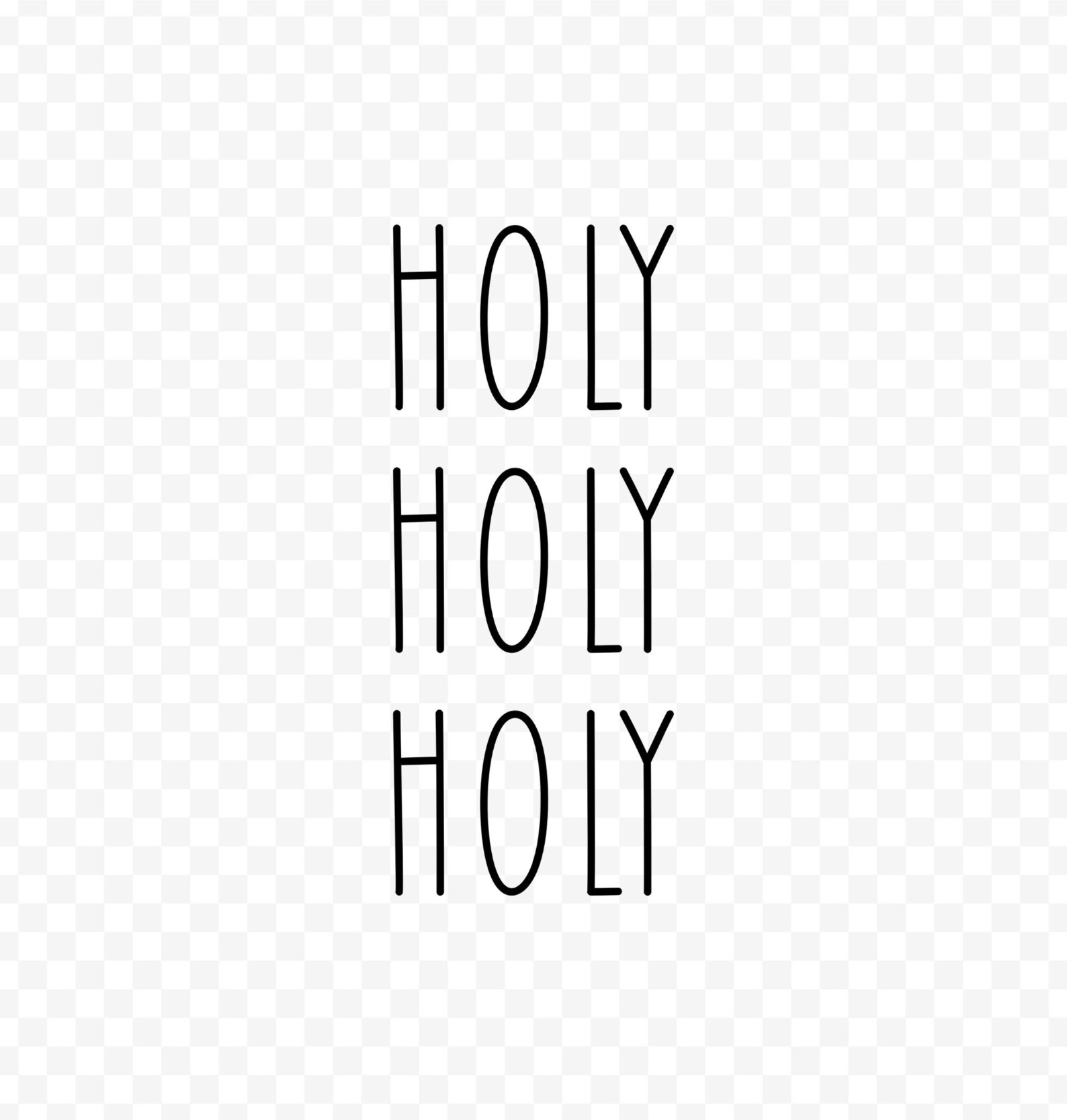 Holy Printable, Christian Wall Decor, Holy Holy Holy Print, Holy ...