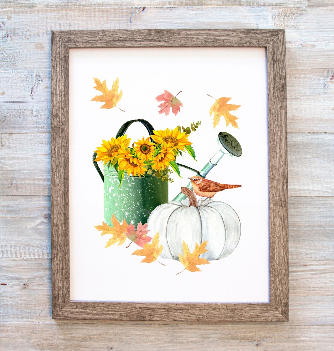 Fall Scene Printable Fall Scene Art Autumn Printable - Etsy