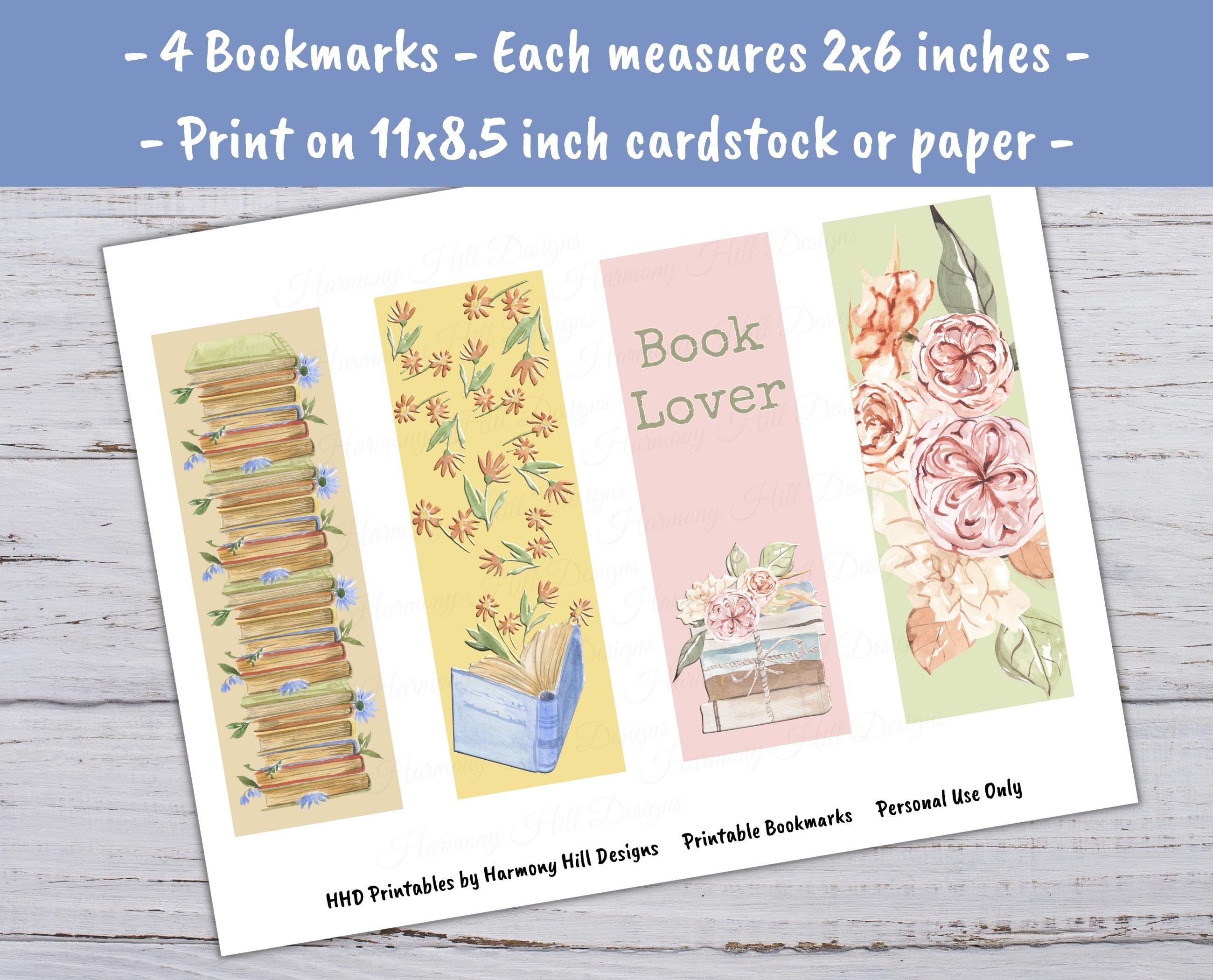 Printable Mothers Day Bookmarks, Printable Mothers Day Card, Mothers ...