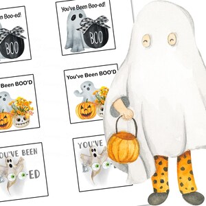 You've Been Booed Tags, Boo Treat Tag, Classroom Boo'd Tags, Halloween ...