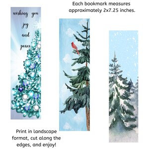 Printable Bookmarks, Ready to Print Bookmark, Digital Download ...