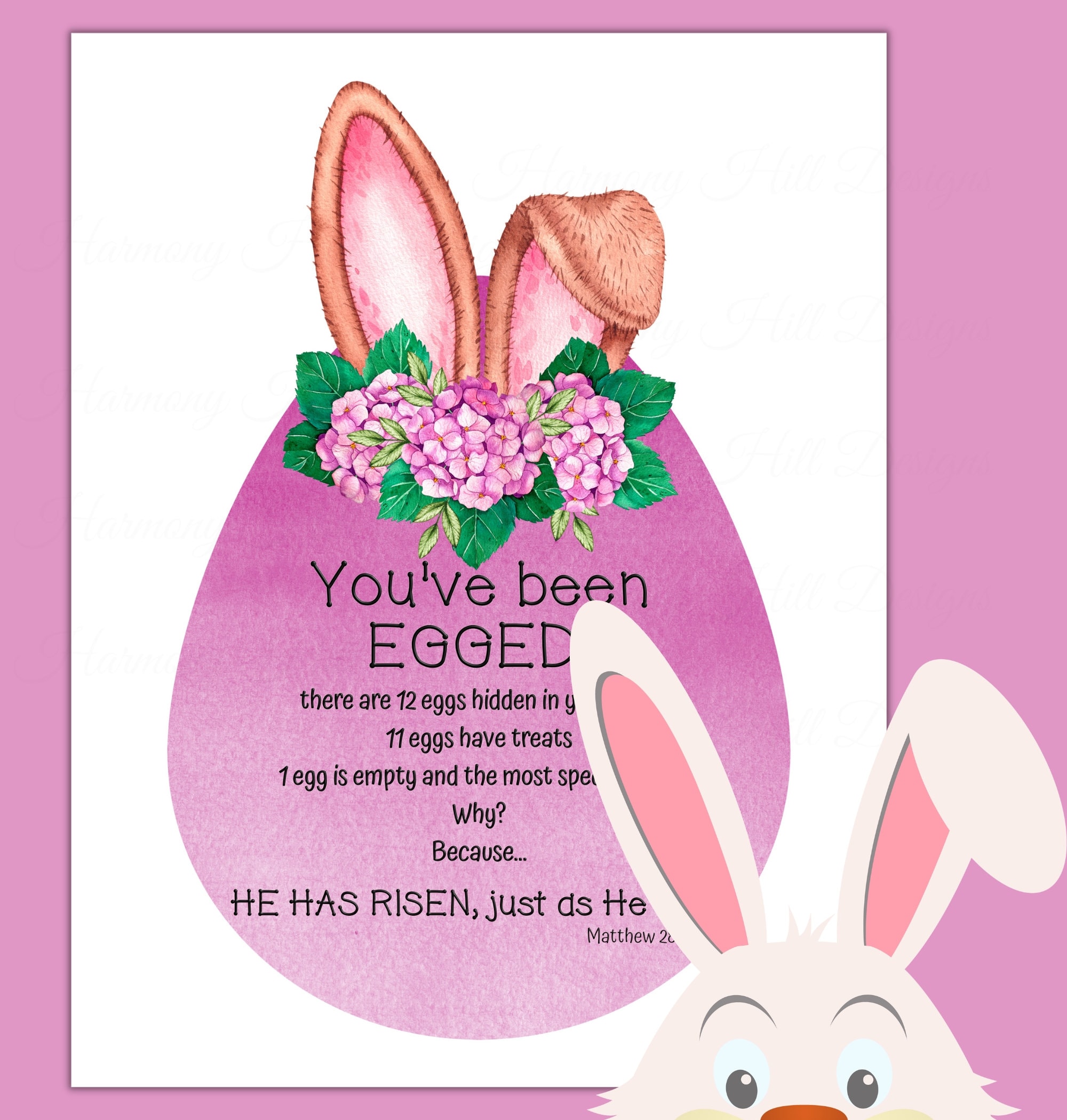 Christian You've Been Egged, You've Been Egged, Printable You've Been ...
