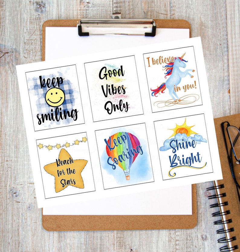 Affirmation Cards Encouragement Cards Lunchbox Notes - Etsy